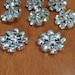 12 Czech Rhinestone Buttons. Made in Czech Republic. - Etsy