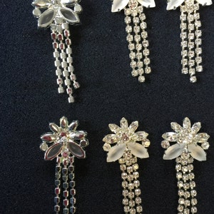 Vintage Dangle Crystal Rhinestone Button, Brooch Pin,invitation ...