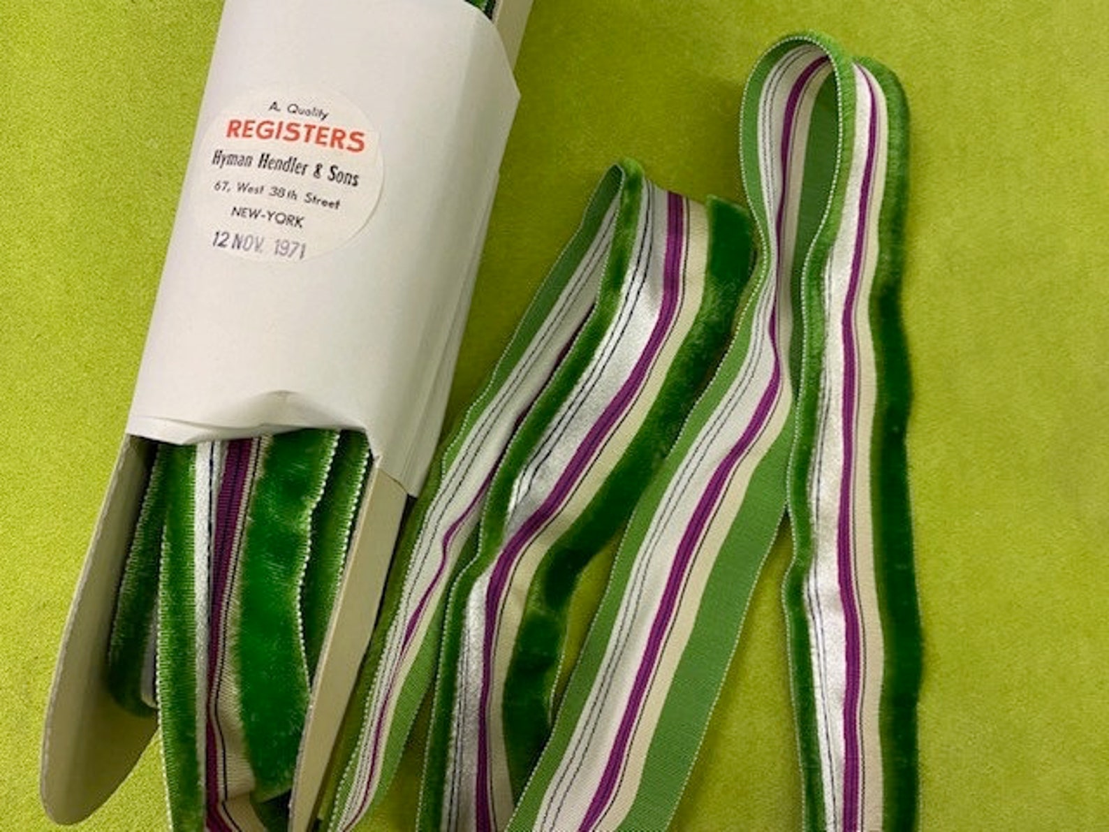 Vintage French Stripe Ribbon. Sold by the Yard. Made in France. - Etsy