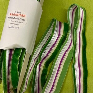 Vintage French Stripe Ribbon. Sold by the Yard. Made in France. - Etsy