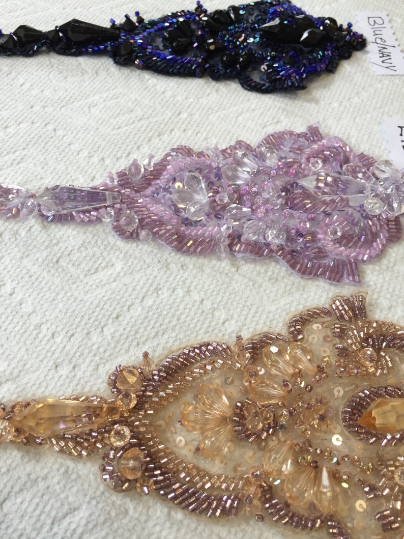 Beaded Appliqués, Bridal Trims, Trim, Appliqué, Beaded Appliqué, Bridal ...