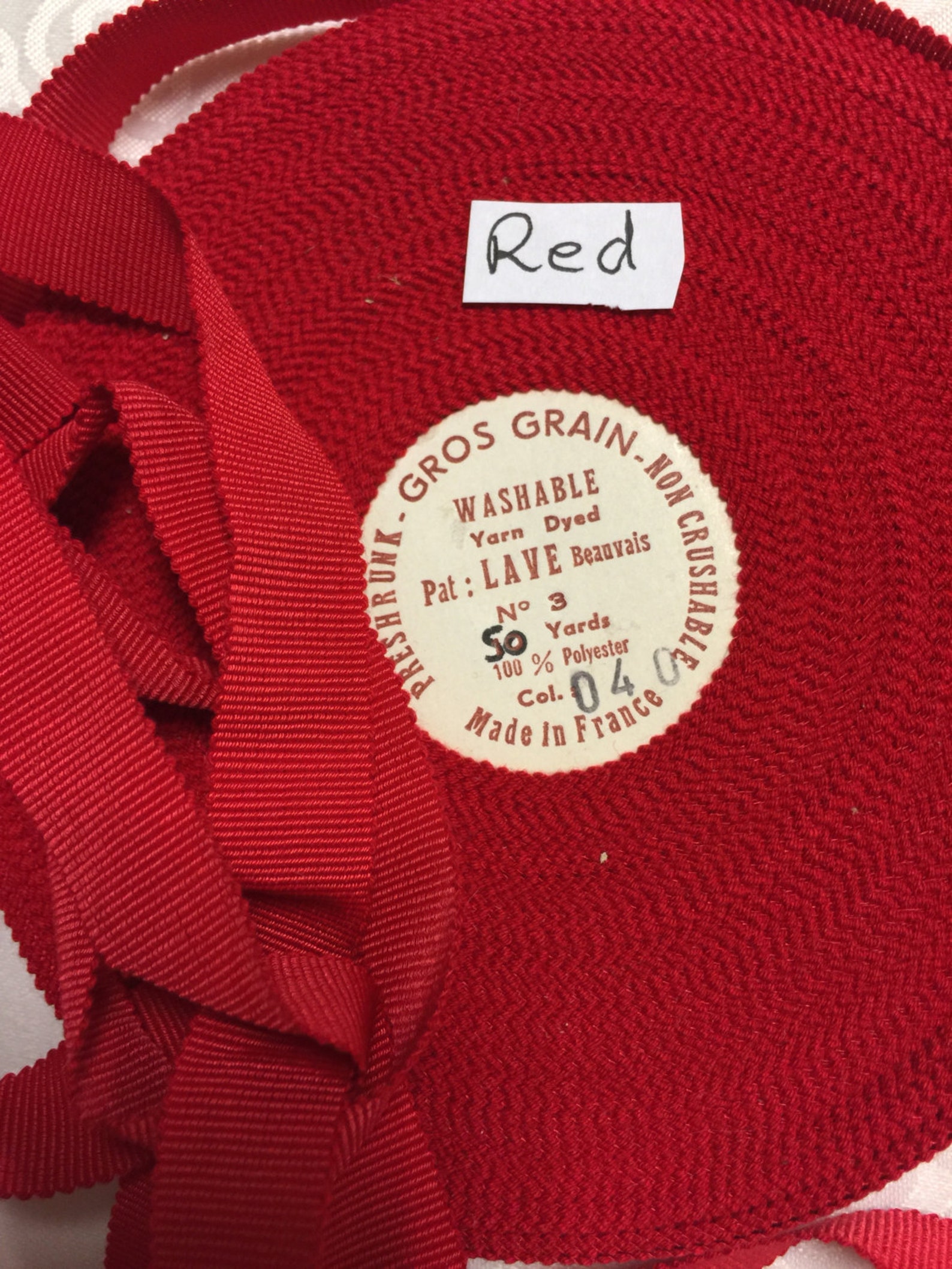 Vintage Grosgrain Ribbon.millinery Grosgraingrosgrain Ribbon. - Etsy