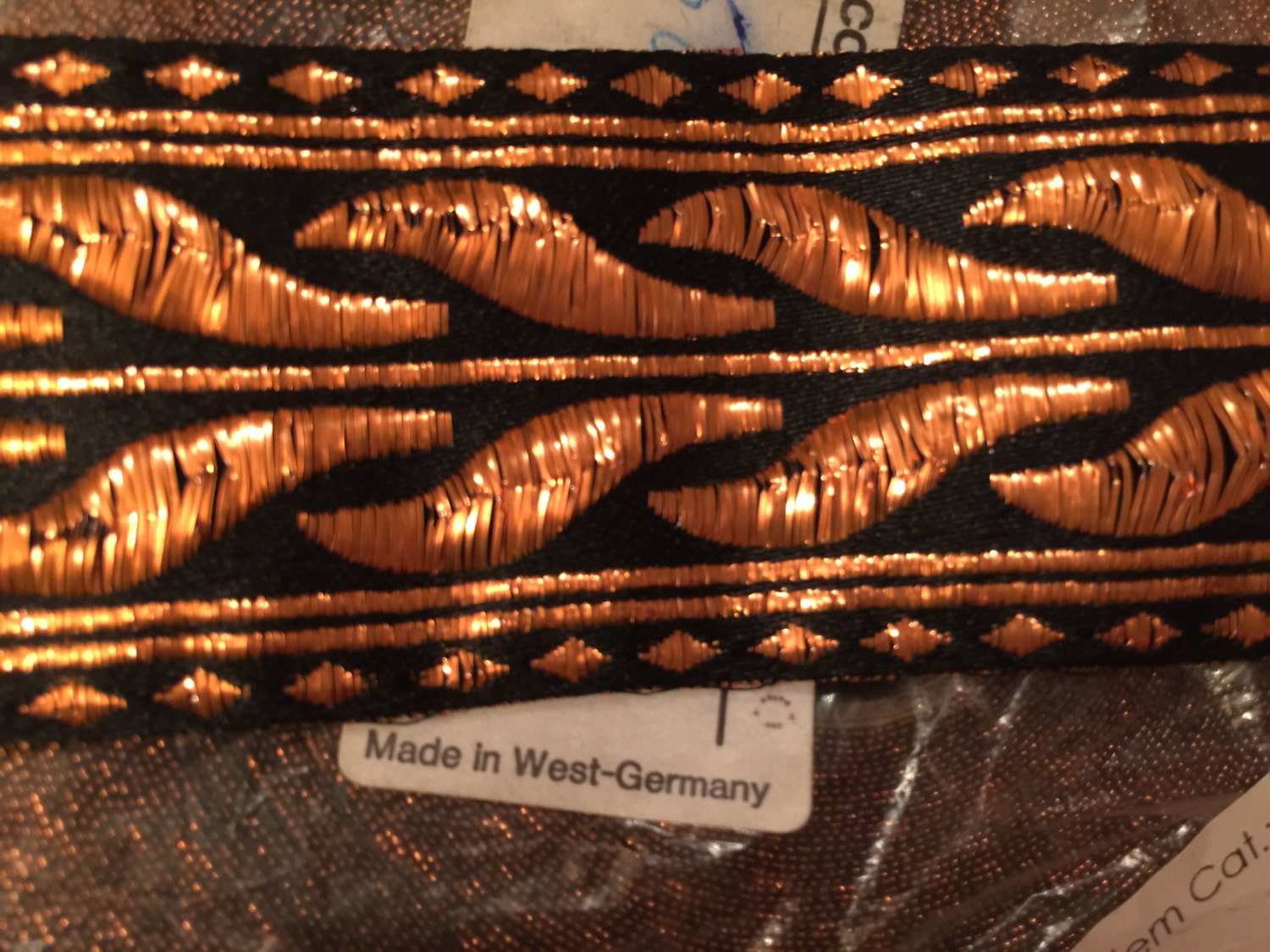 Vintage Metallic Rust Trim Metallic Vintage Trim Sold by the - Etsy