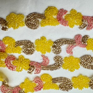 Gorgeous Multi Colour Beaded Trimmings. Sold by the Yard. - Etsy