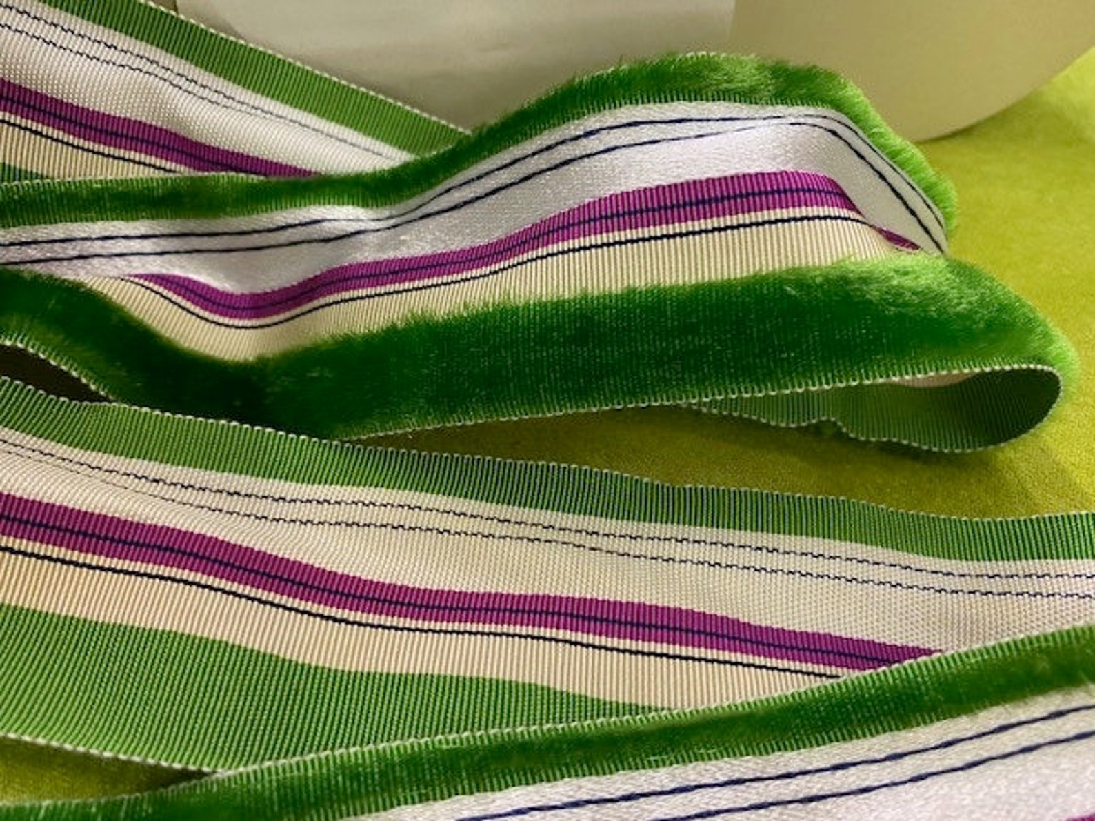 Vintage French Stripe Ribbon. Sold by the Yard. Made in France. - Etsy