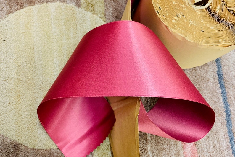 Pretty Old Rose Pink Double Face Satin Ribbon 2 7/8 - Etsy