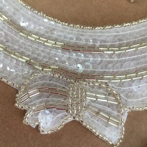 Vintage Collar, 70s Collar, Sequins Collars. Collar Supply for DIY ...