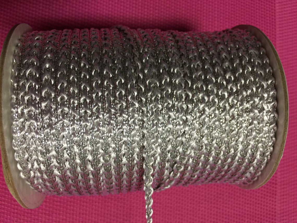 Vintage Silver Metallic Cord 144 Yards. Made in Japan.breaded - Etsy