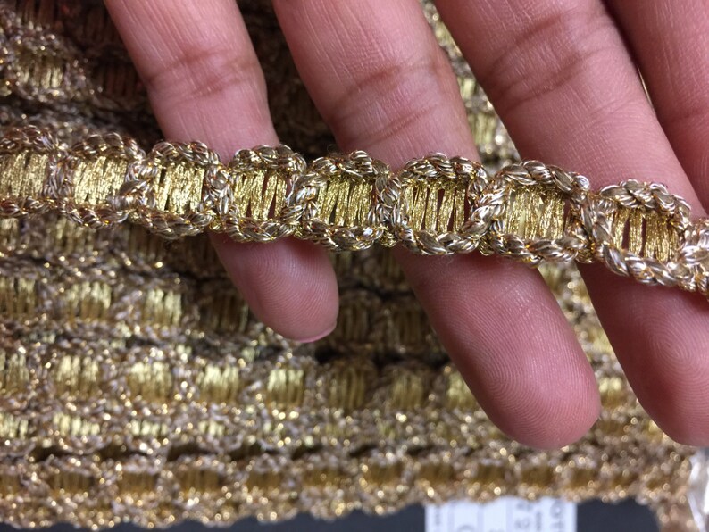 Vintage Metallic Metal Trim. Made in Japan. Sold by the Yard. - Etsy