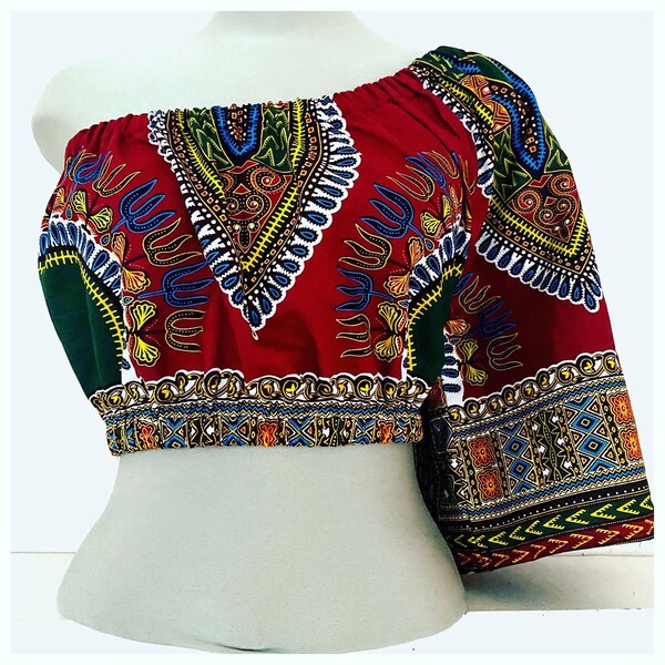 Ankara Crop Top - Etsy