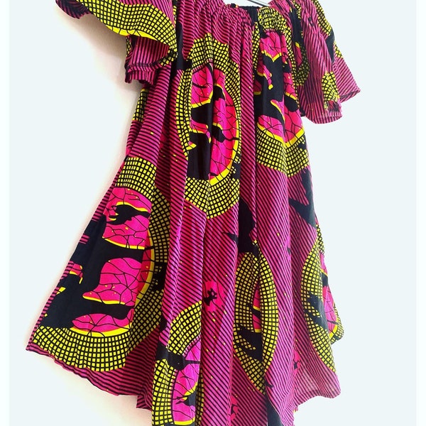Pink African Dress - Etsy