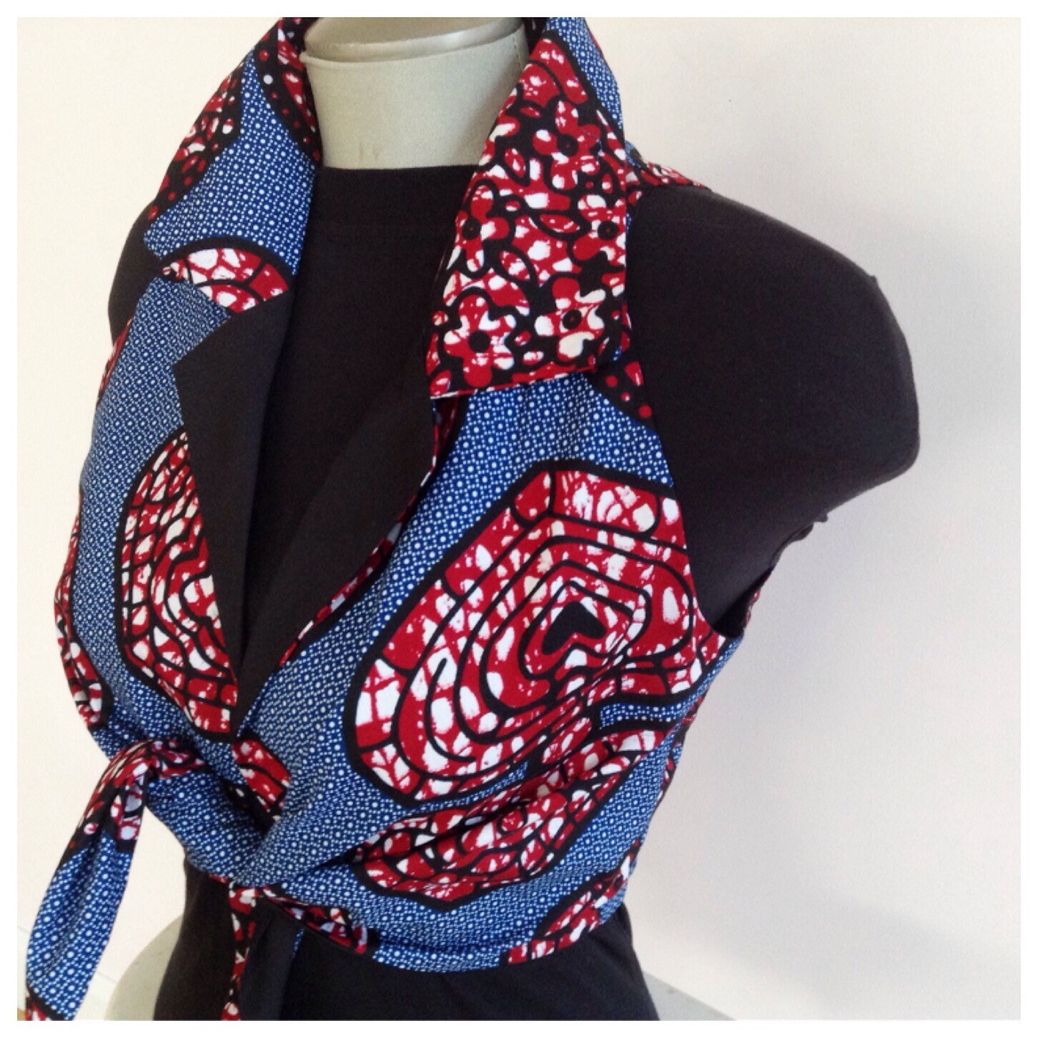 African Fabric wrap Crop Top. Ankara Fabric crop top made | Etsy