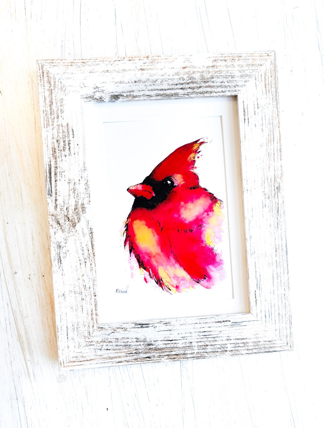 Cardinal Art Print, Cardinal Artwork, Cardinal Watercolor Painting, for ...