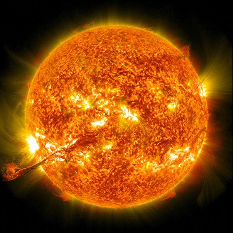 The SUN Solar System Milky Way Galaxy James Webb Space Telescope Wall ...