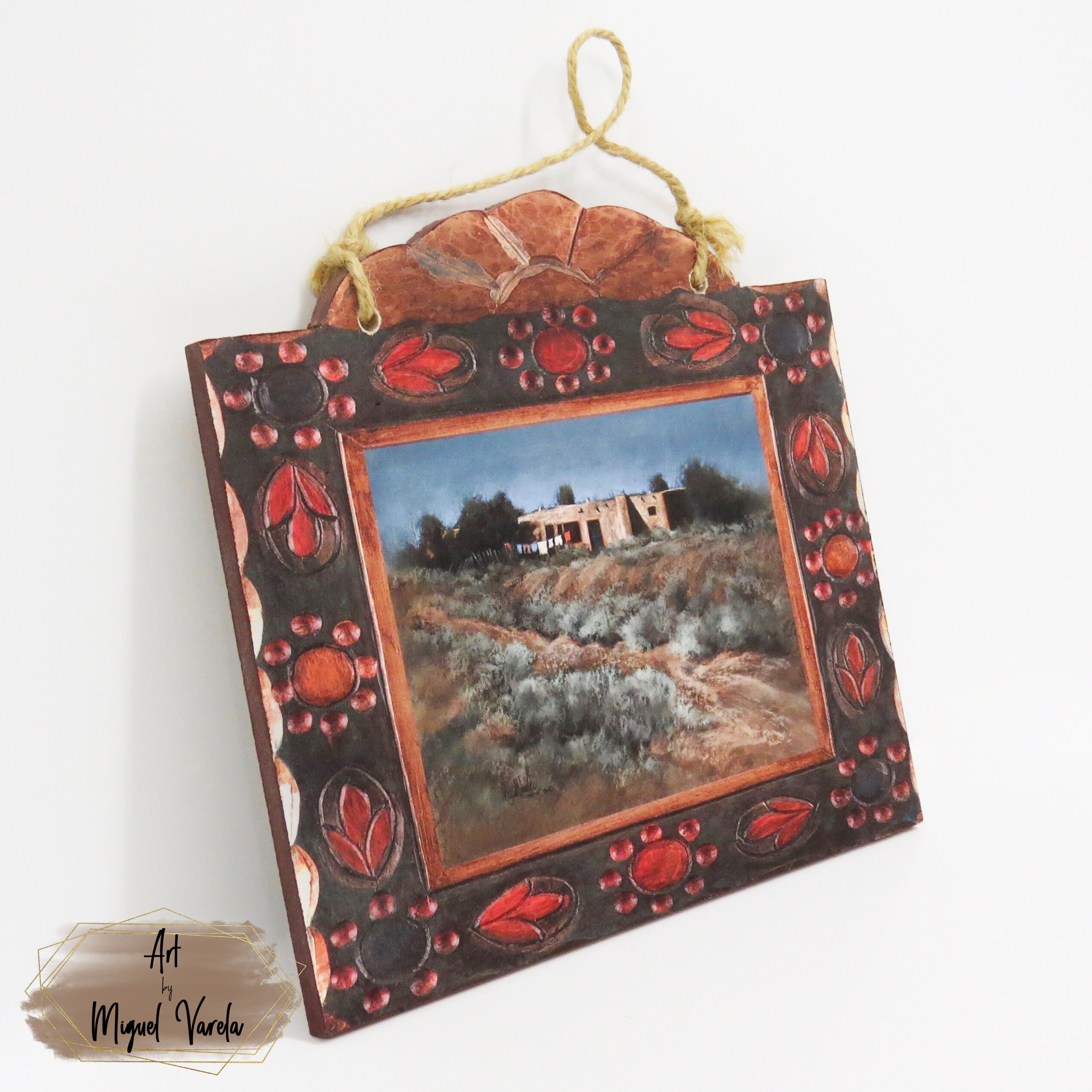 Mexican Art Retablo Southwest Art Retablo Folk Art Retablo casita by ...