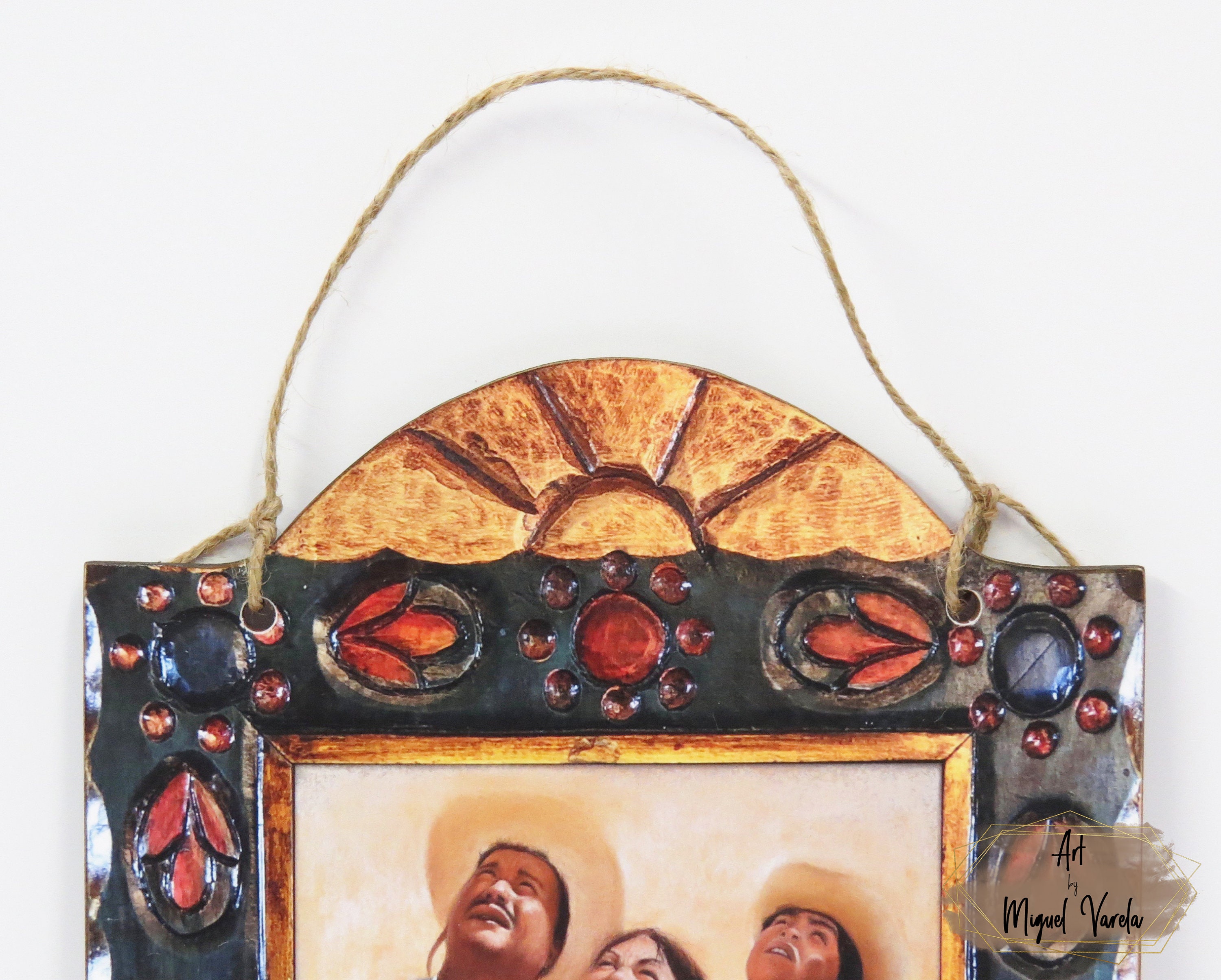 Mexican Art Retablo Southwest Art Retablo first Time - Etsy