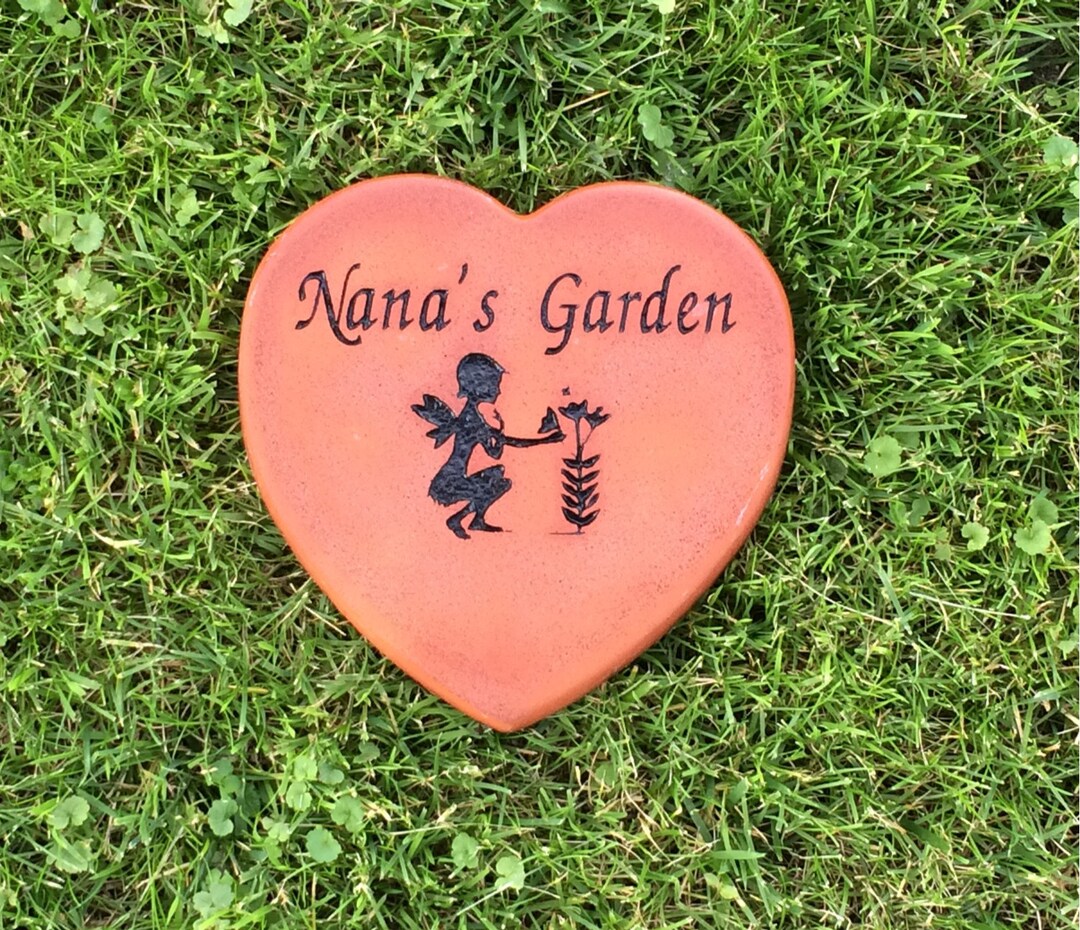 PERSONALIZED Engraved Garden Stone // Family Stone // Family Name ...