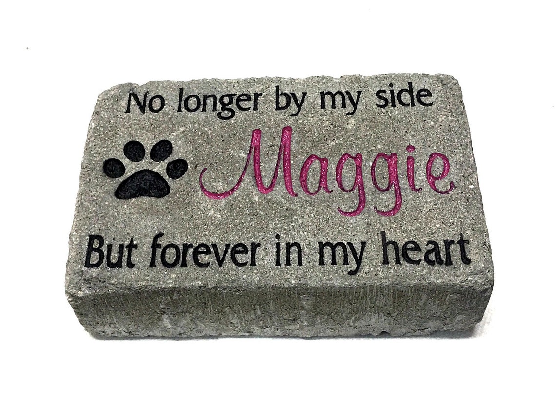 Memorial Stone. PERSONALIZED Memorial Gift. Remembrance Stone. - Etsy