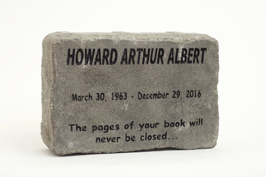 PERSONALIZED Memorial Stone // Memory Stone // Remembrance // Engraved ...