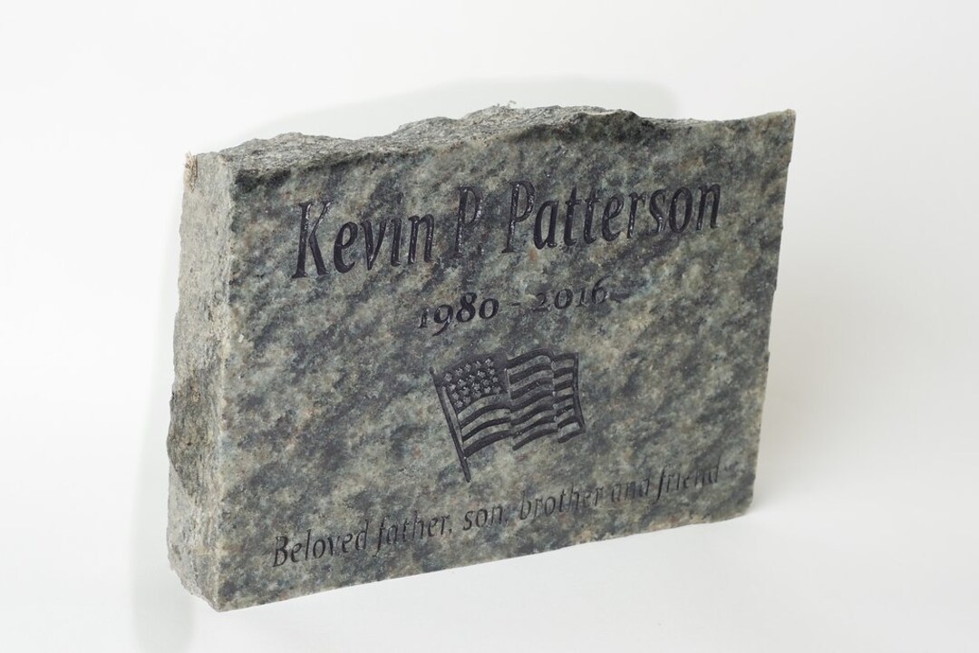 PERSONALIZED Headstone // Gravestone // Cemetery // Natural Stone ...