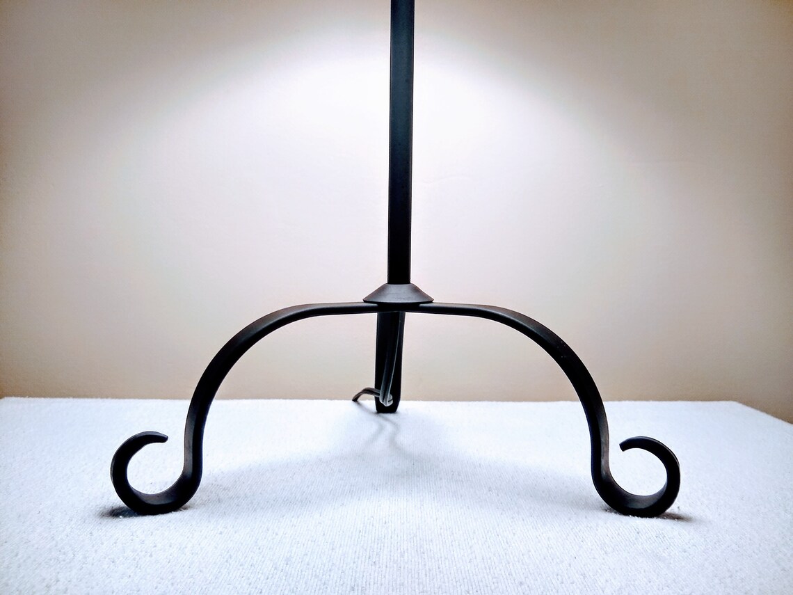 Hand Forged Table Lamp - Etsy