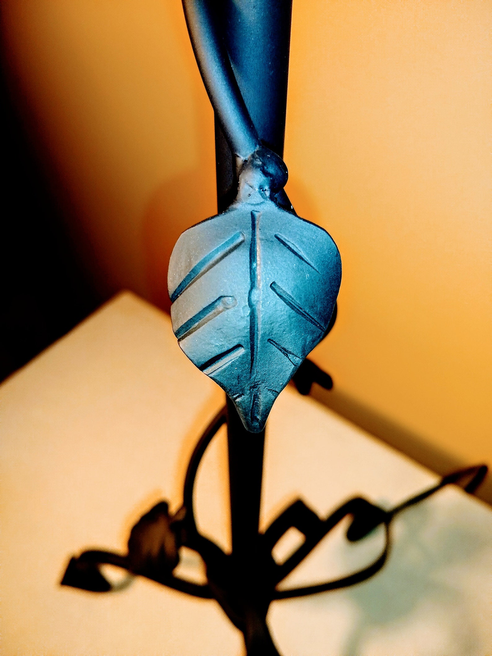 Hand Forged Vine Table Lamp - Etsy