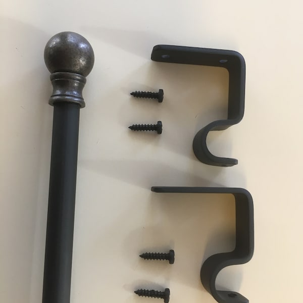 Iron Curtain Rod - Etsy