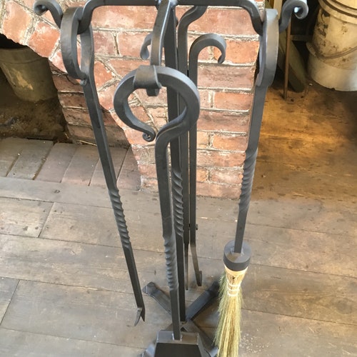 Minimalist Fireplace Tool Set W Stand Lifetime Guarantee - Etsy