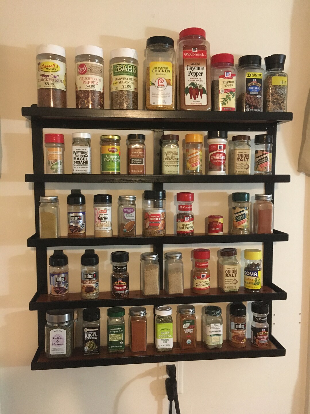 Custom Made Spice Racks - Etsy