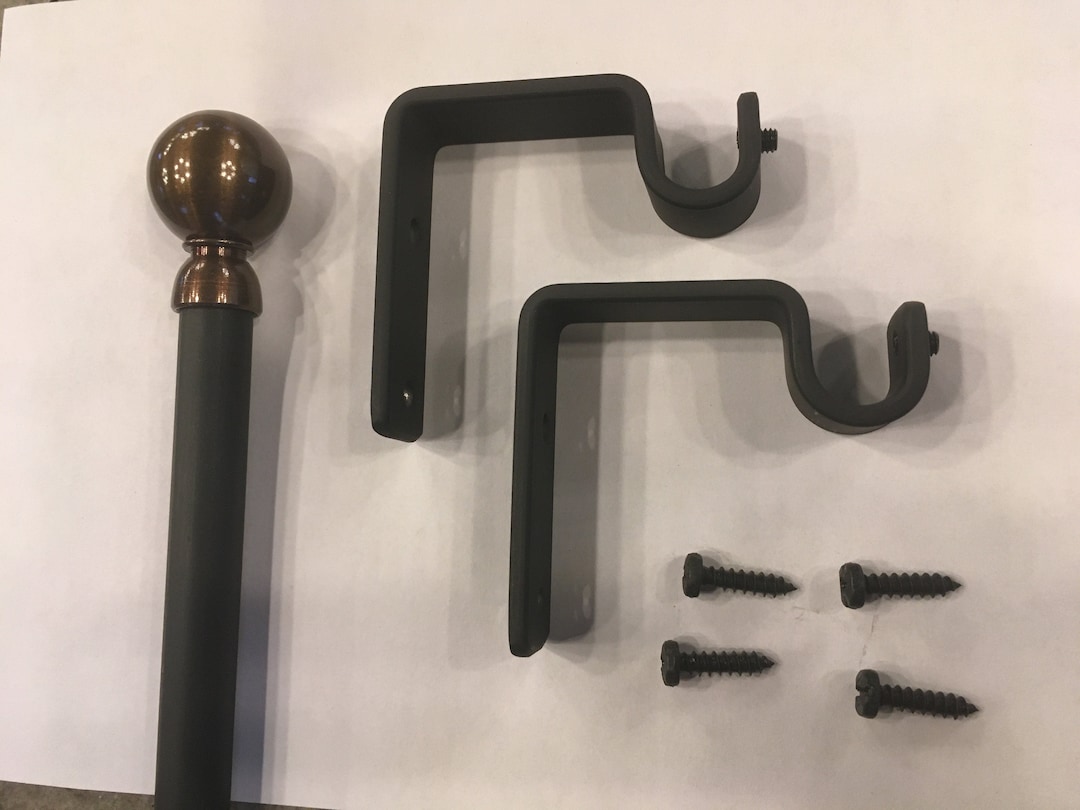 Custom Length Curtain Rods - Etsy