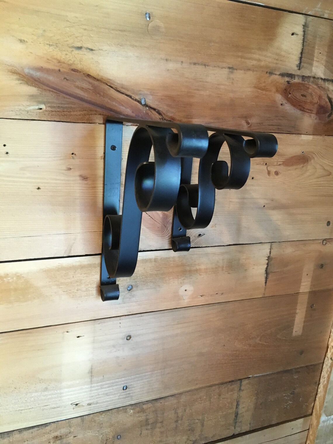 Hand Forged, Hammered, 8" Shelf Brackets - Etsy