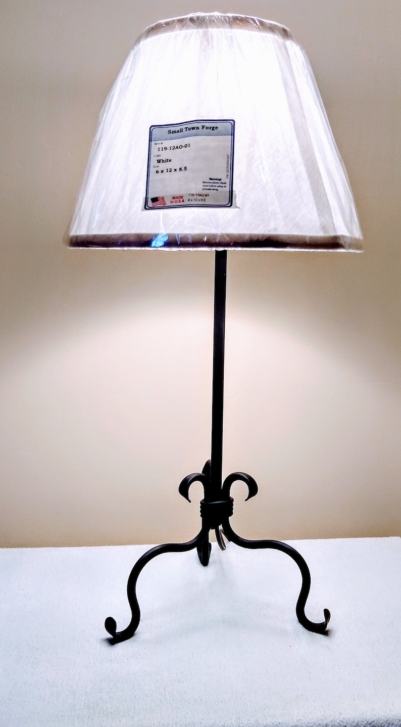 Hand Forged Table Lamp Decorative - Etsy