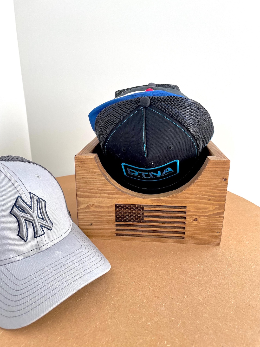 Wooden Hat Holder, Wood Hat Box, Hat Organizer, Baseball Hat Holder ...