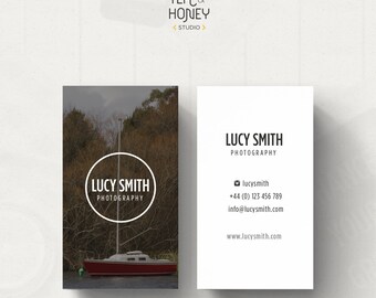 Photography calling card premade business card modern | Etsy