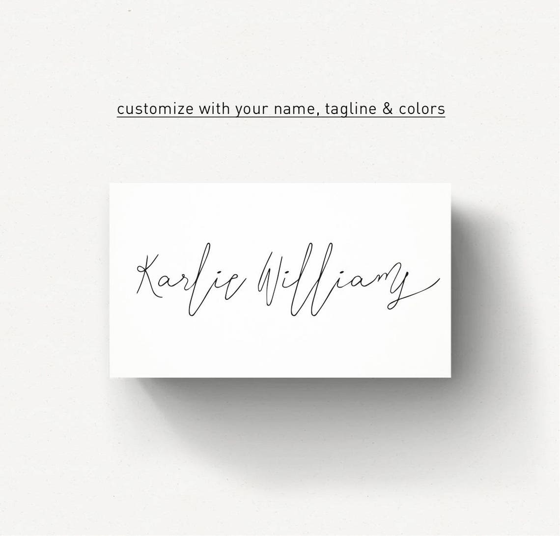 Signature Logo Design, Modern Script Logo, Elegant Font Logo ...