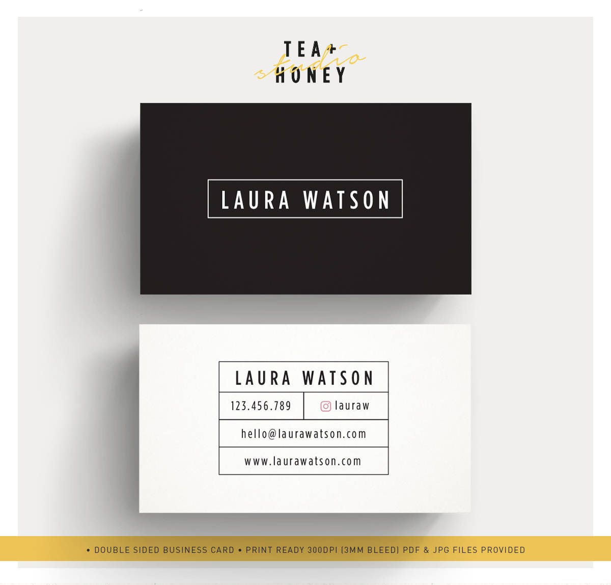 Paper & Party Supplies Stationery Small Business Branding Printable ...