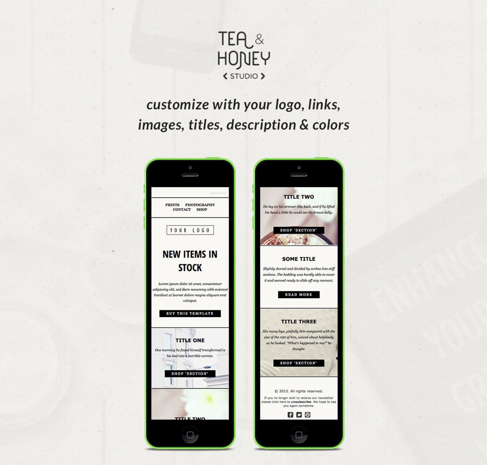 Mailchimp Email Template, Sales Responsive HTML Email, Modern ...