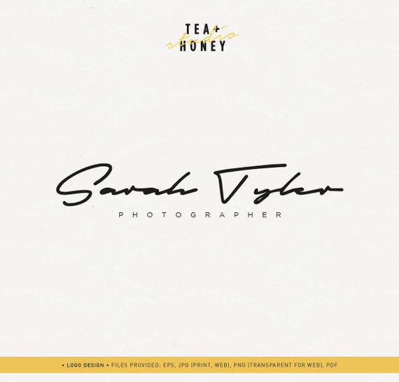 Signature Logo Handwritten Script Logo Autograph Signature | Etsy