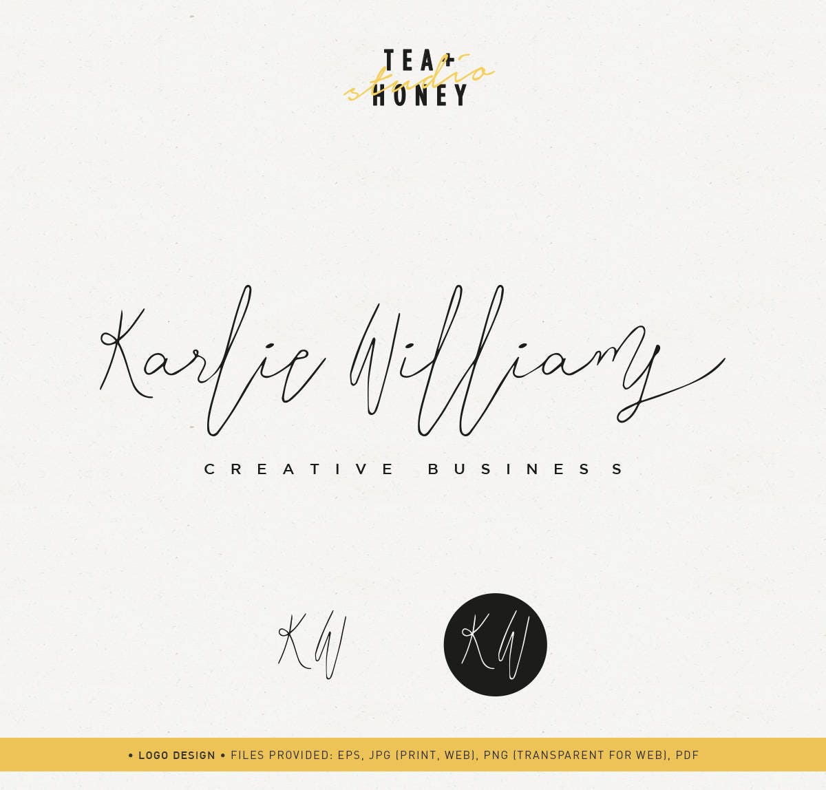 Signature Logo Design Modern Script Logo Elegant Font Logo - Etsy UK