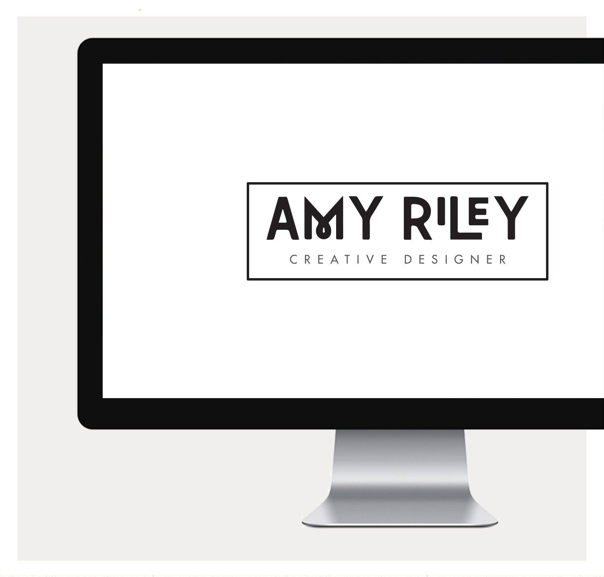 Unique Font Logo Frame Logo Premade Branding Minimal Logo - Etsy