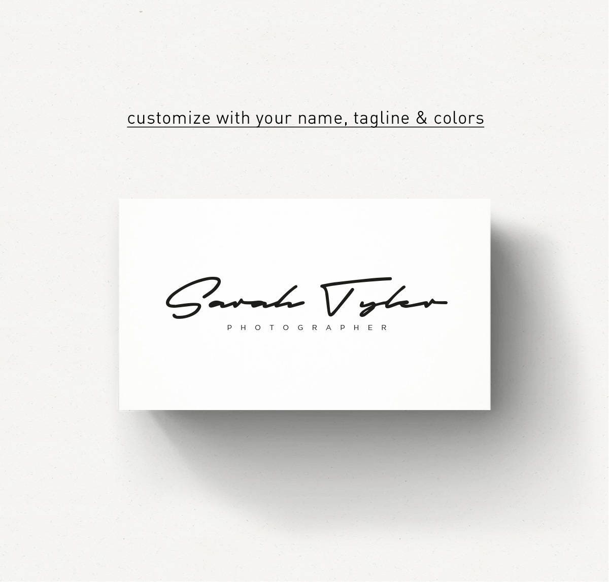 Signature Logo Handwritten Script Logo Autograph Signature - Etsy