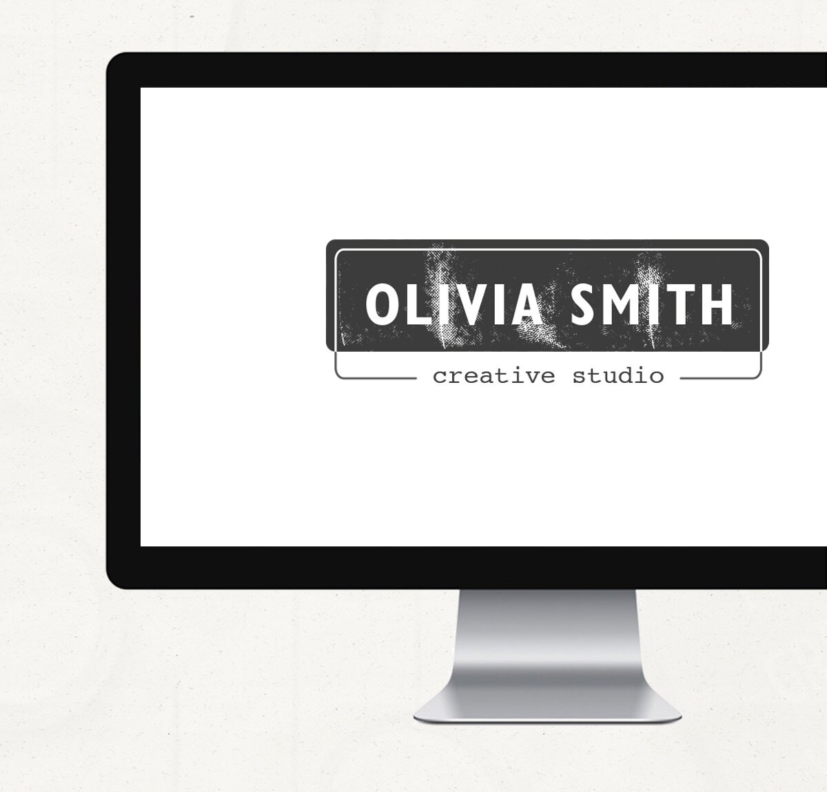 Premade Logo Design, Rustic Distressed Sign, Rustic Typography, Box ...