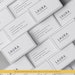 Minimalistic Professional Business Card, Simple Calling Card, Small ...