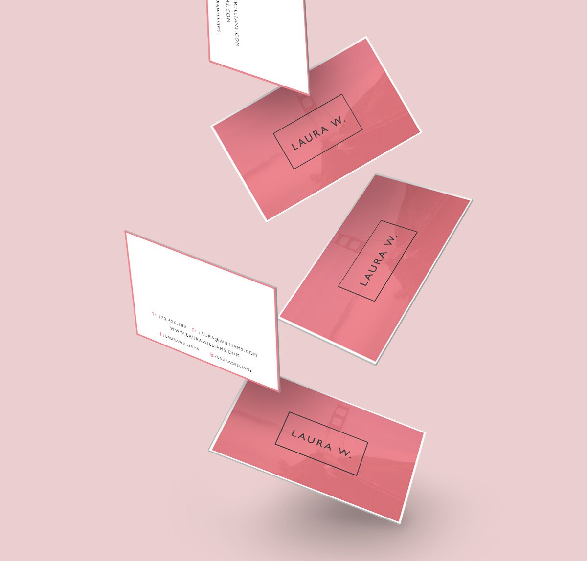 Photography Business Card, Minimalistic Design, Simple Calling Card ...