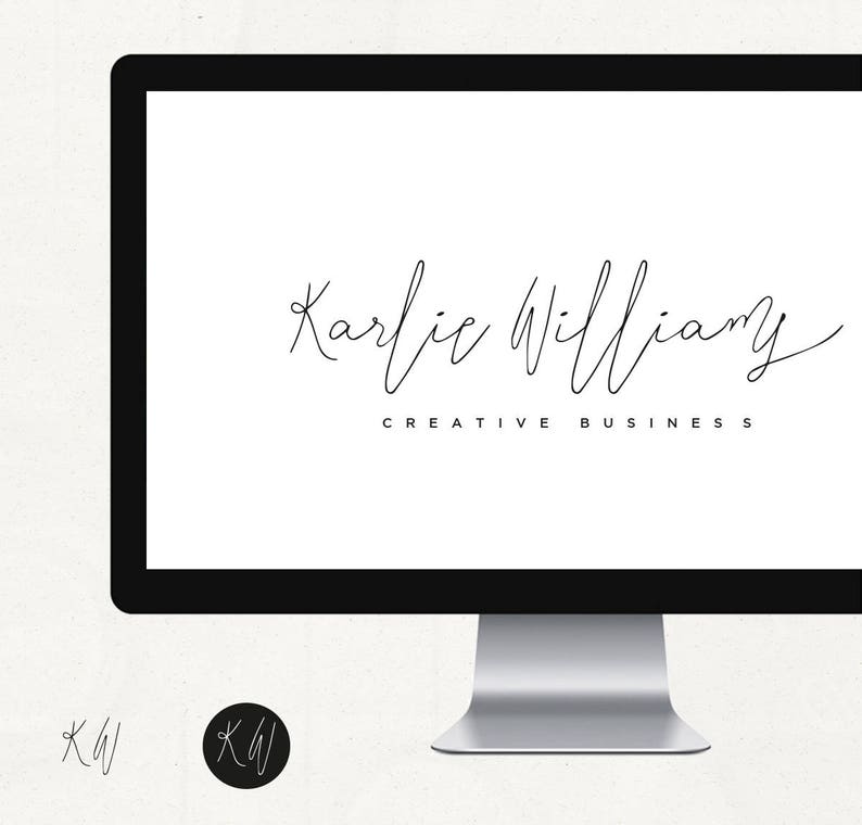 Signature Logo Design, Modern Script Logo, Elegant Font Logo ...