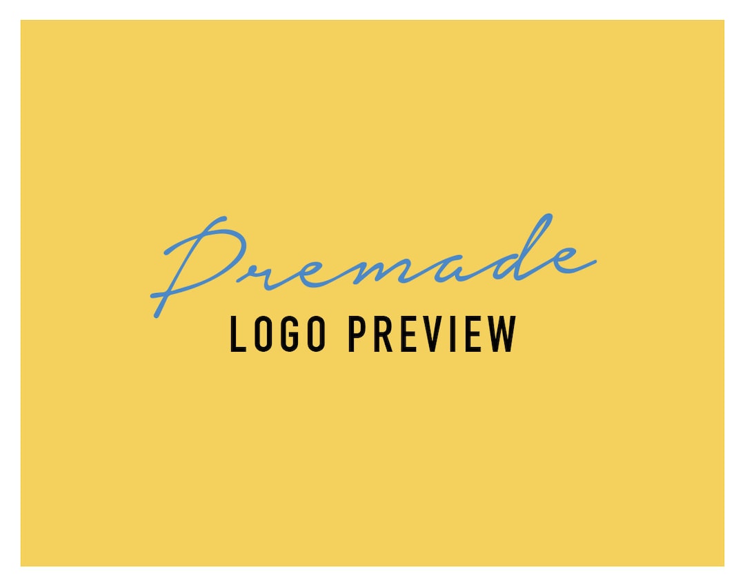 Preview Premade Logo Design, Try Before You Buy It, Logo Preview, Logo ...