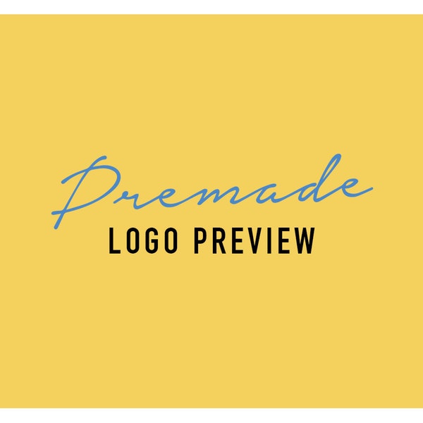 Preview Premade Logo Design, Try Before You Buy It, Logo Preview, Logo ...