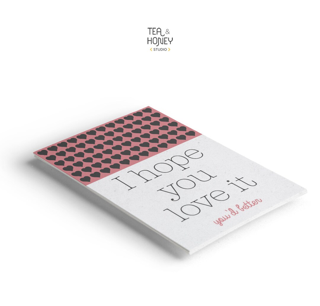 Thank You Card, Products Thank You Note, Product Tag Template ...