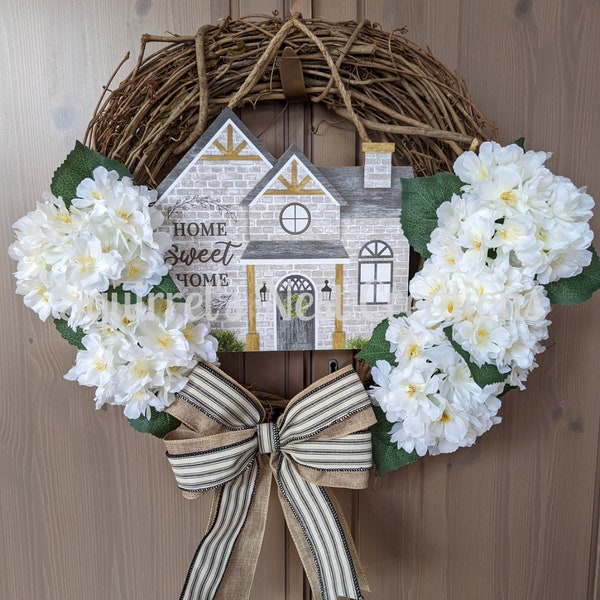 Home Sweet Home Wreath - Etsy