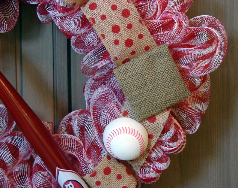 All Stars - Go Reds! - Cincinnati Reds or MLB Baseball Team Burlap and ...